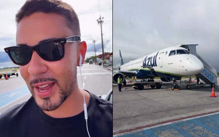 Carlinhos Maia muda planos de retorno e voa em avião comercial após ...